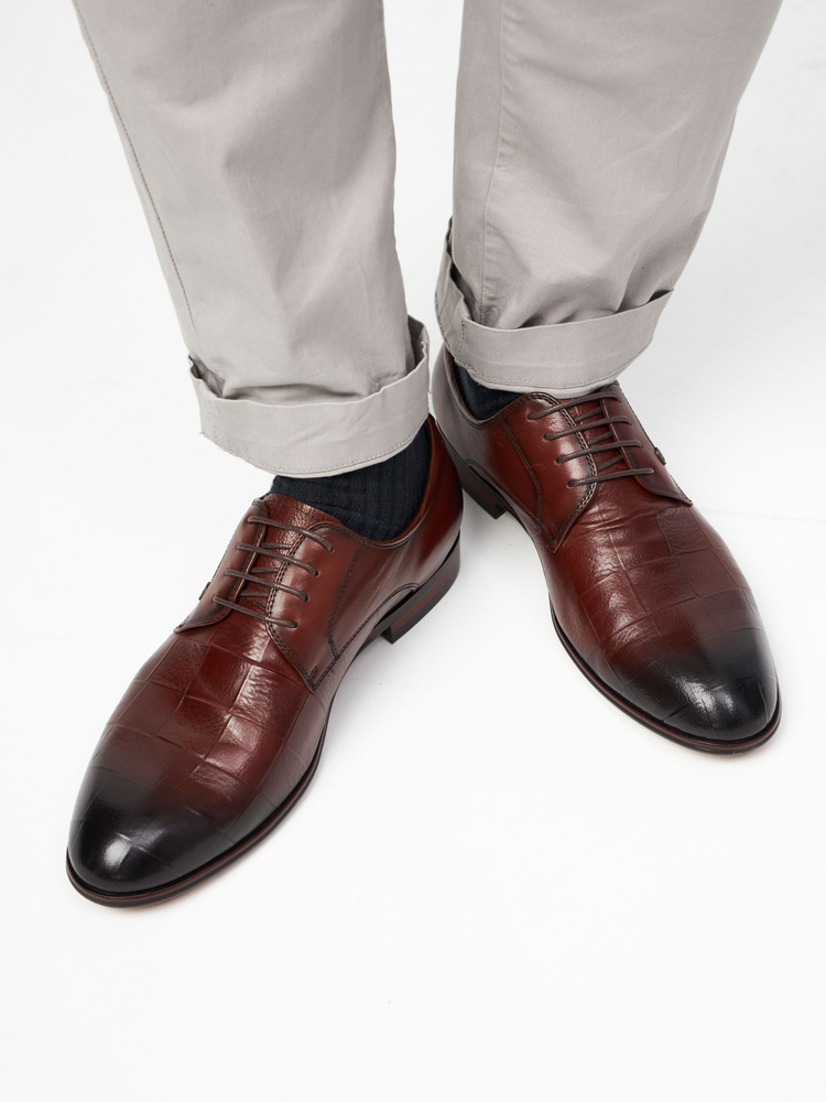 Туфли Мужской Valensio Varda Натуральная кожа, размер 39 Стандартный низкий (до 4 см) 7 лодочки ...