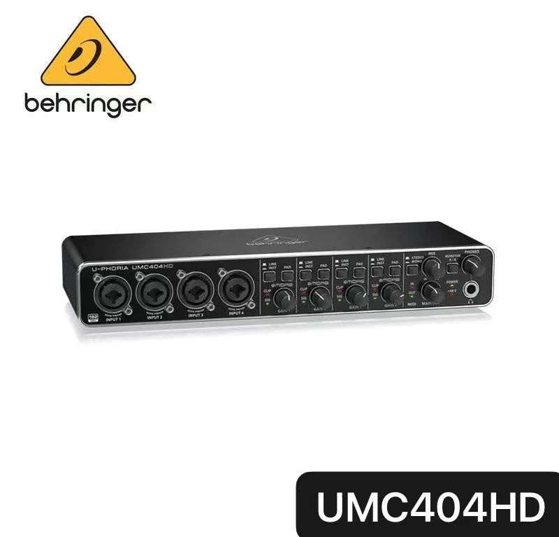 Behringer UMC404HD Высококачественный аудиоинтерфейс Поддержка MIDI ...