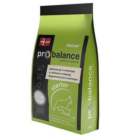 Probalance Starter / Сухой корм Пробаланс для Щенков до 3-х месяцев, беременных и кормящих собак ...