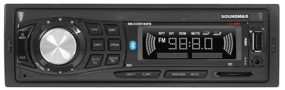 Автопроигрыватель Soundmax SM-CCR3184FB купить на OZON по низкой цене ...