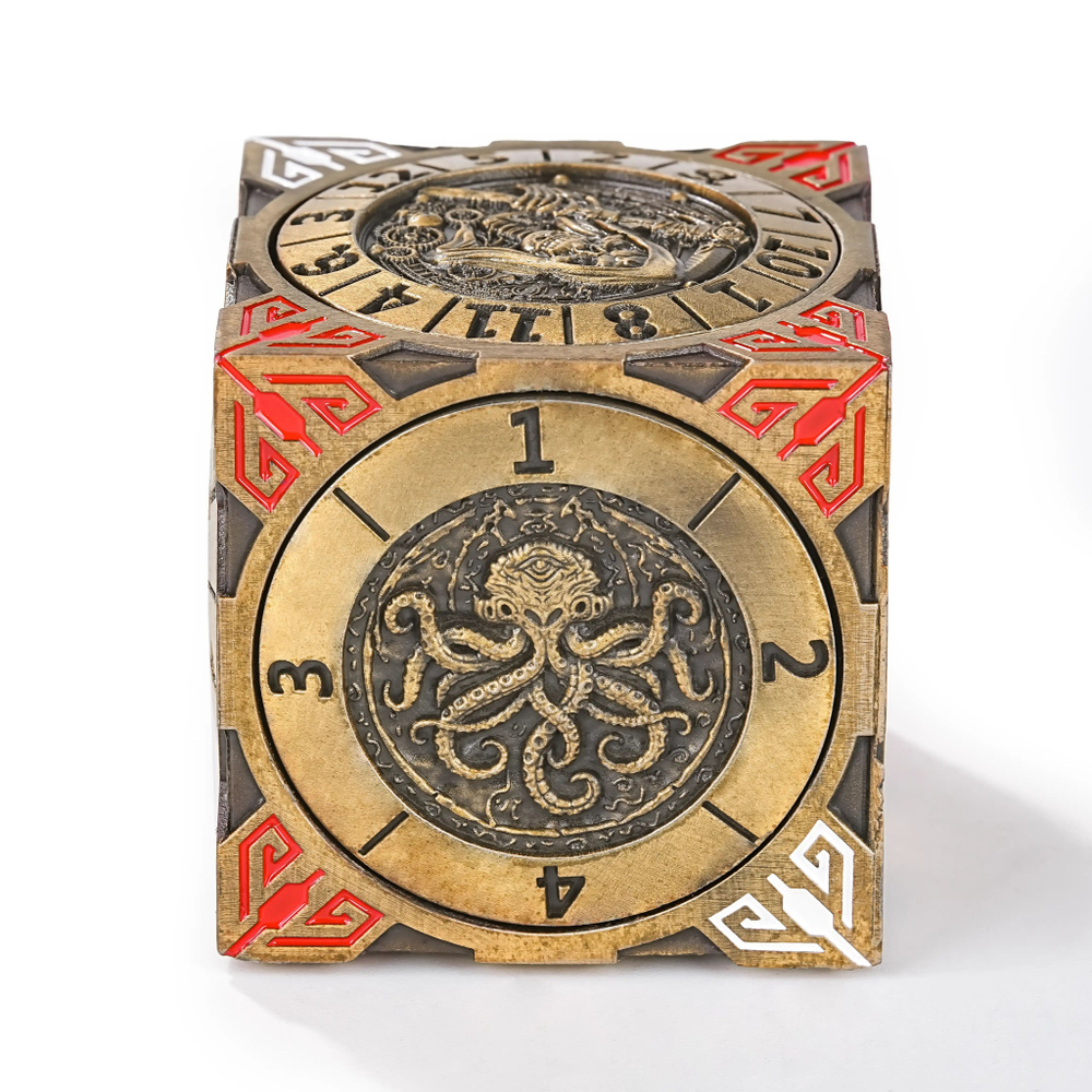 Металлические кости DND 7 в 1 (D4-D20) вращающийся кубик-спиннер для ...