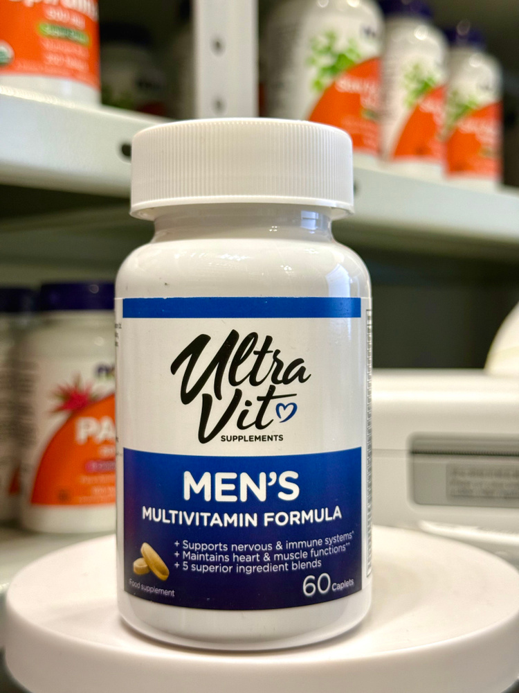Vplab UltraVit Men's Multivitamin Formula 60 caplets - Витамины для ...