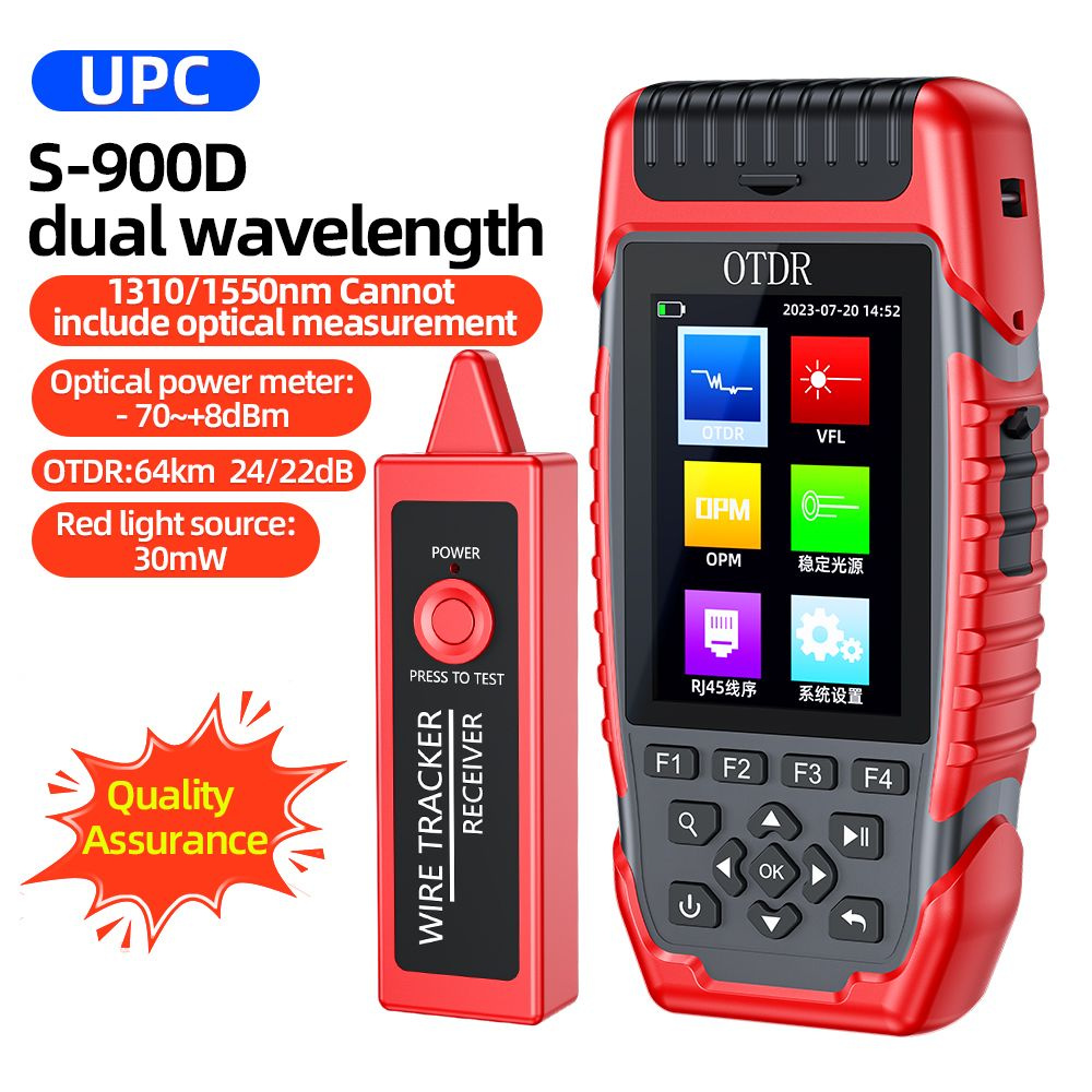 SAIVXIAN Mini OTDR, отражающий 6 функций оптического волокна S - 900D ...