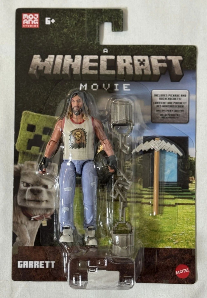 Mattel,Minecraft movie,Minecraft Маленькая скульптура,Предметы ...
