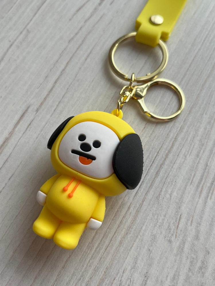 Брелок игрушка щенок Chimmy, Чимин (Jimin), мерч БТС (BTS) ВТ21 БТ21, k ...
