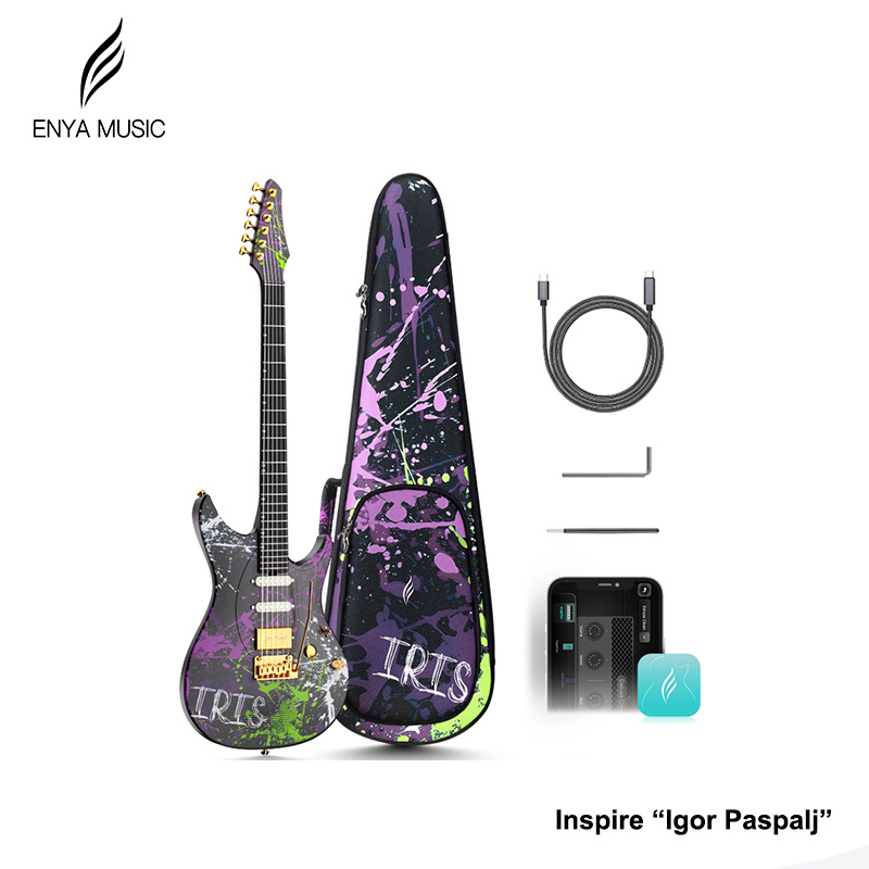 Enya Inspire Igor Paspalj IRIS Умная электрогитара из углеродного ...