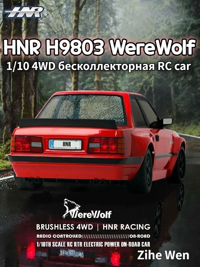 HNR H9803 WereWolf RTR, 1/10 4WD бесколлекторная RC электромодель на ...