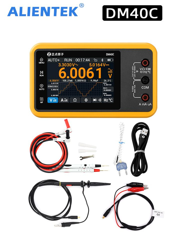 DM40C Мультиметр Осциллограф, генератор сигналов и 3-в-1 с точностью 4 ...