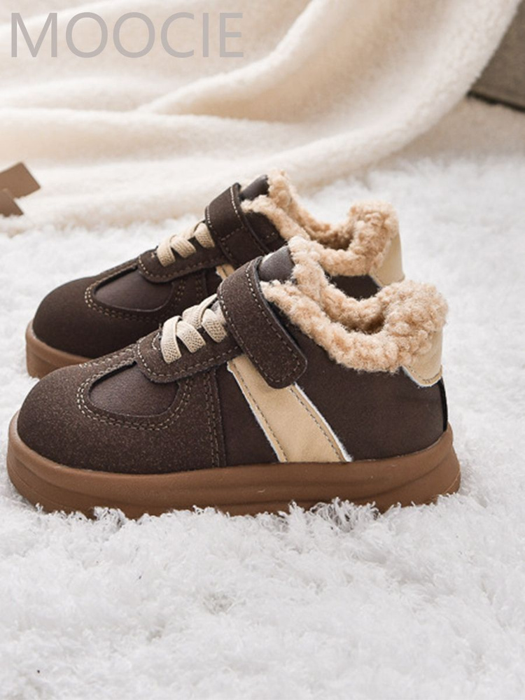 Кроссовки Девочки, Мальчики MOOCIE Искусственная кожа, Искусственные материалы Альпинизм, Бег ...