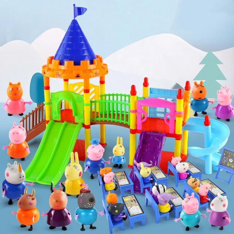 Peppa Pig Детские игрушки Peppa Pig Simulation House 25 Character Gift ...