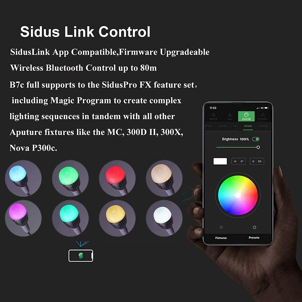 Бестселлер B7C Aputure RGB купить на OZON по низкой цене (2753159547)