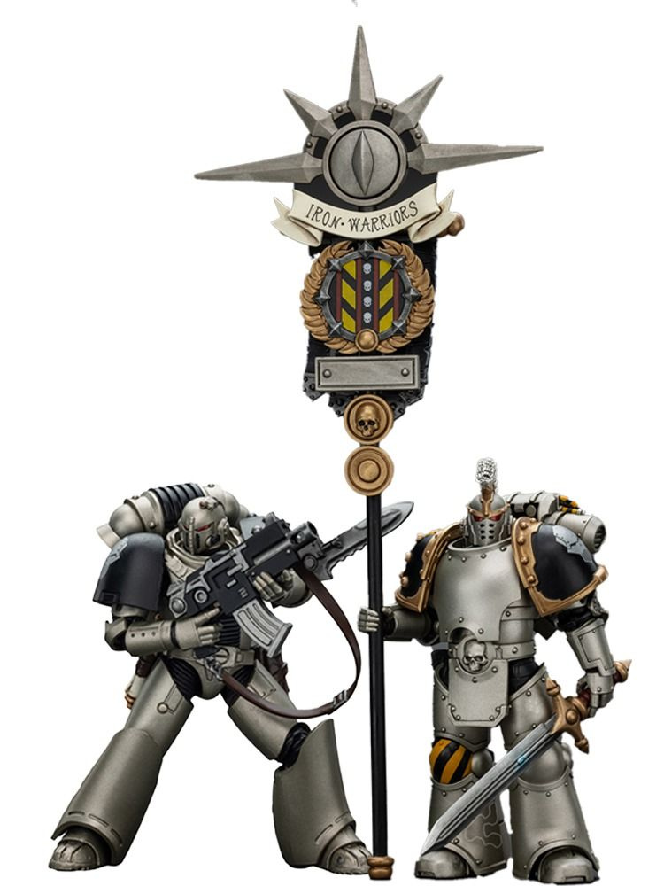 Подвижная фигурка JOYTOY Warhammer 40K Iron Warriors MKVI Tactical ...