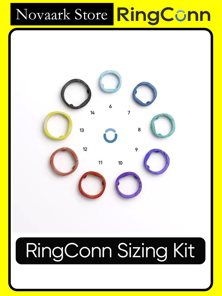 Умное кольцо RingConn Gen 2 Sizing Kit,Если вы не подтвердите размер ...