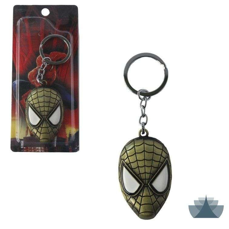 37 Брелок для ключей металлический Мстители Человек-паук маска ; Marvel ...
