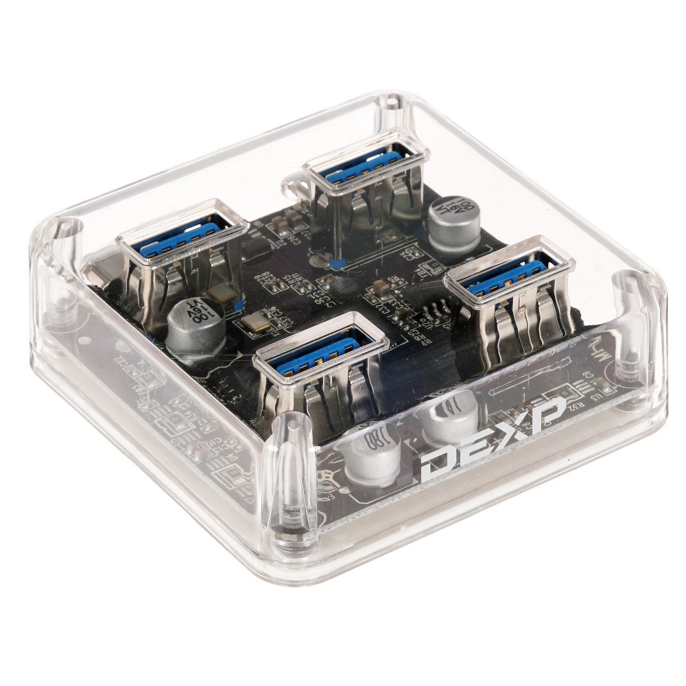 USB-разветвитель DEXP MH4U купить на OZON по низкой цене (2878377394)