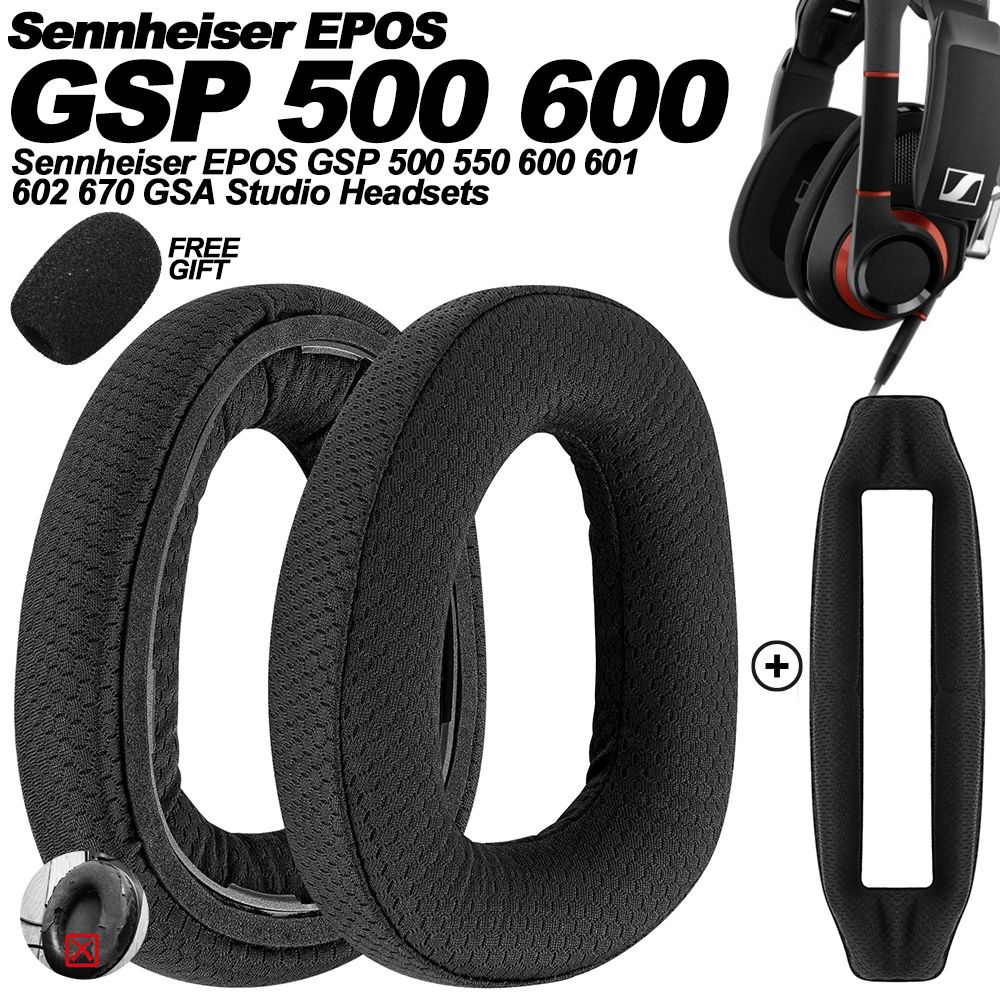 Амбушюры Sennheiser EPOS GSP500 550 00 601 602 670 GSA для наушников купить на OZON по низкой ...