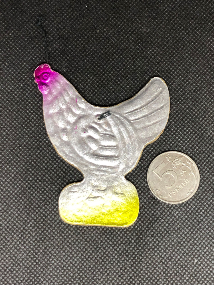 Елочная игрушка СССР курочка курица к картонаж # 84 купить на OZON по низкой цене (1852242916)