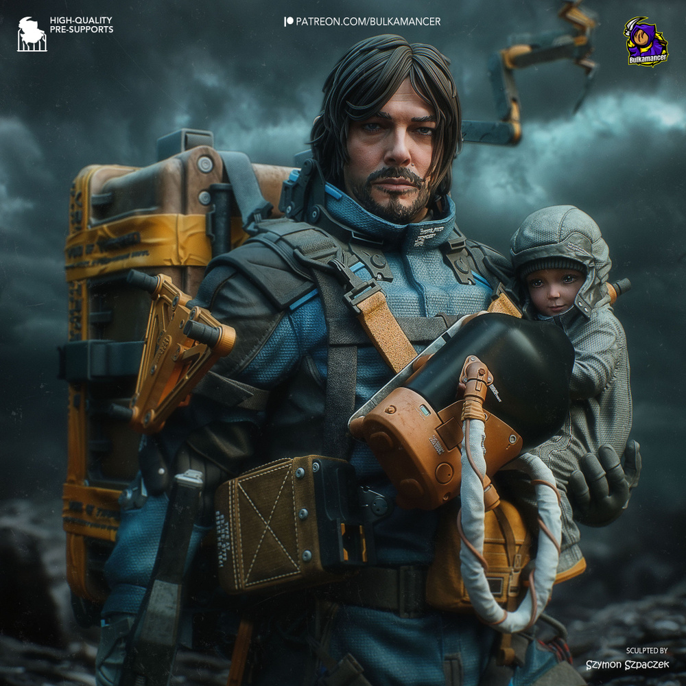 Sam Porter Bridges Death Stranding Коллекционная фигурка под ...