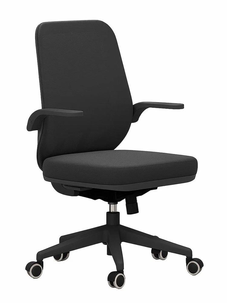 Стул компьютерный игровой, Hbada, эргономичное кресло, черный, J101BLA ...