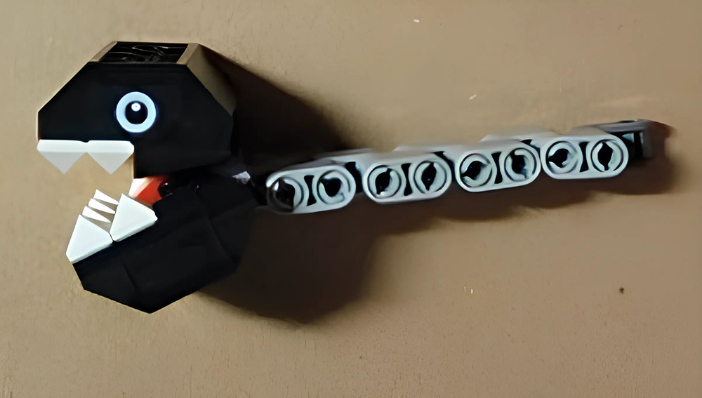 Минифигурка Lego Chain Chomp - Technic Connector Attachment mar0058 U ...