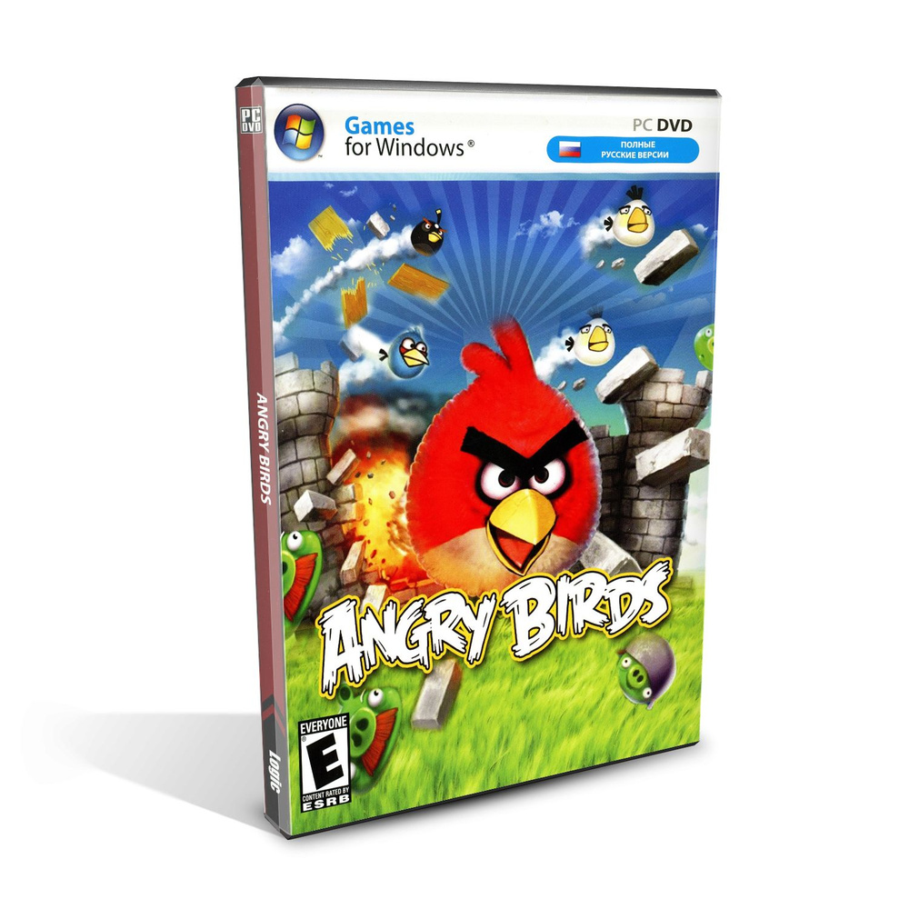 Angry Birds, Аркадная головоломка, Rovio Mobile, PC DVD, Финляндия 2009 ...