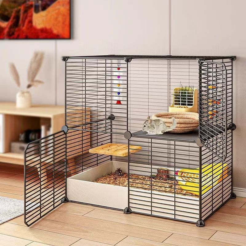 Клетка для домашних животных, подходит для шиншилл, кроликов, белок, 75*37*75 см купить на OZON ...
