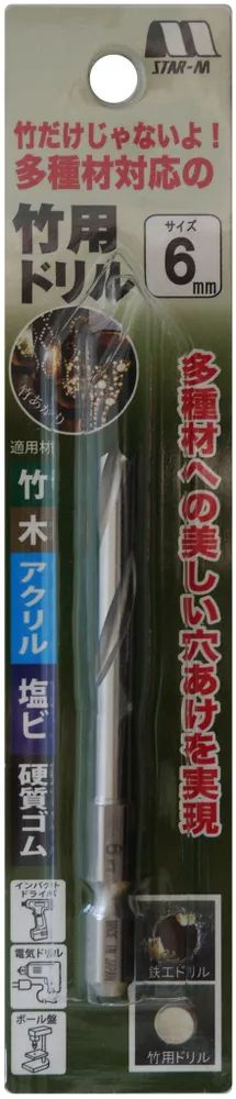 Сверло по дереву D6.0мм Star-M №601-060 купить на OZON по низкой цене ...