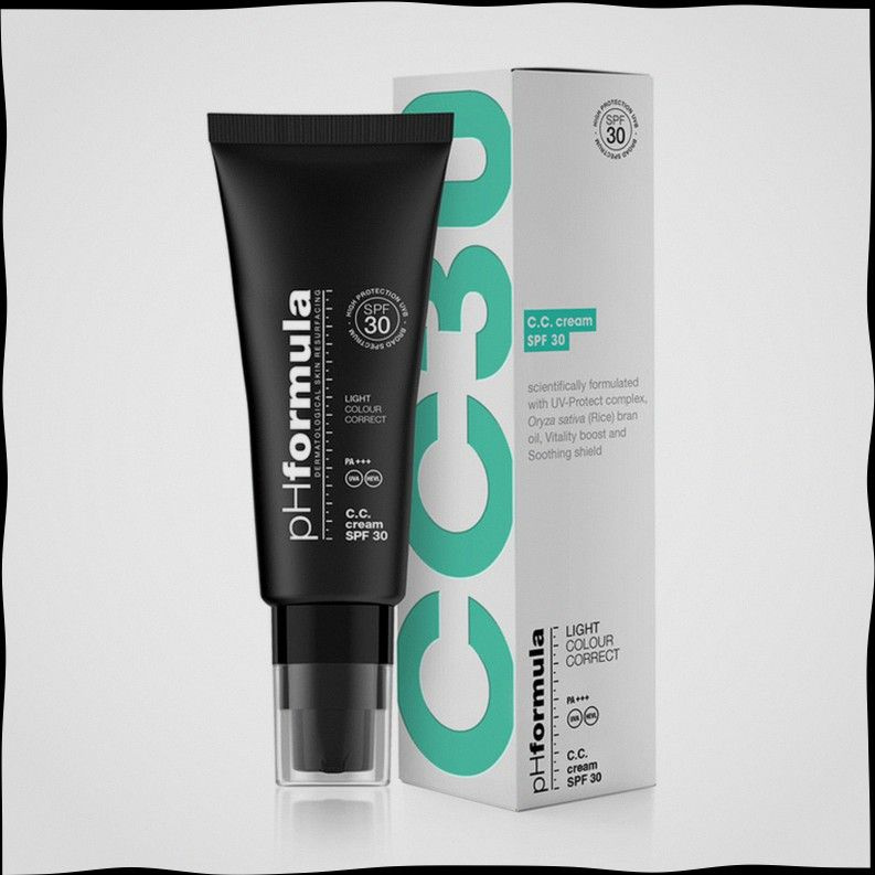 PH FORMULA C.C. cream SPF30+ Light, Корректирующий крем влагоустойчивый ...
