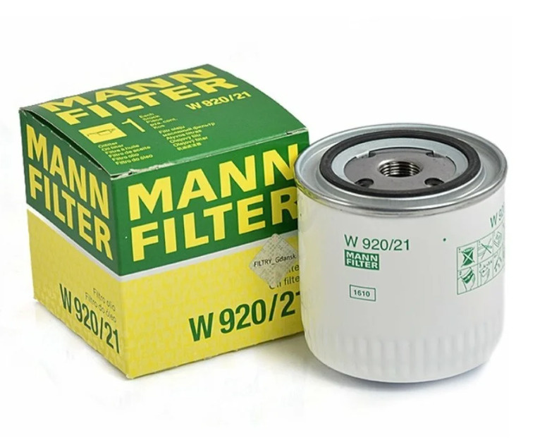 Фильтр масляный MANN-FILTER для ВАЗ 2101, BA3 2103, BA3 2105, BA3 2106 ...