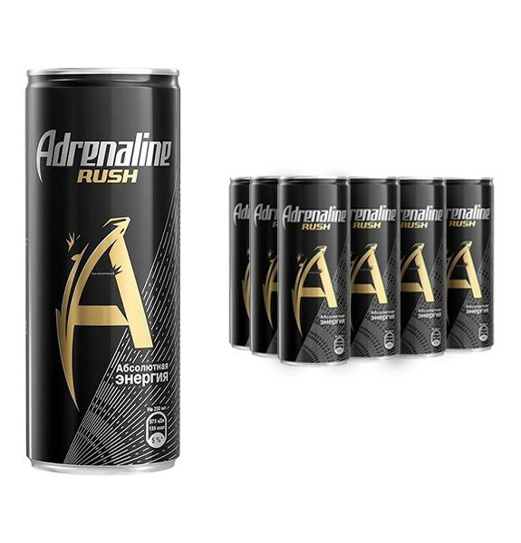 Adrenaline Rush, 12 шт х 250 мл купить на OZON по низкой цене (797936723)