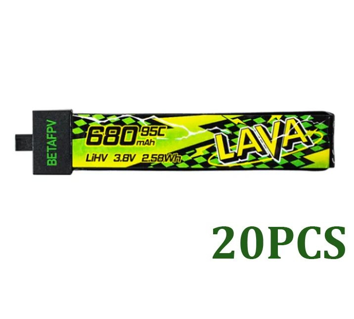 Литиевая батарея LAVA II 680mAh 1S 95C Battery 3.8V LiHV Battery BT2.0 ...
