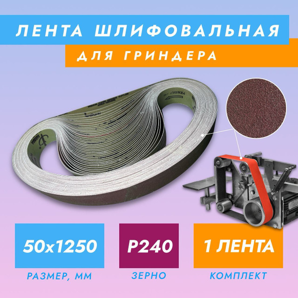 Лента шлифовальная абразивная бесконечная Jianda Abrasive для гриндера ...
