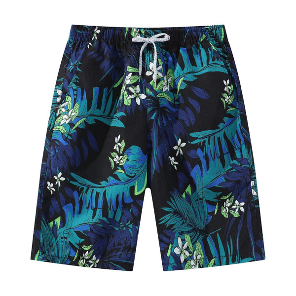 Шорты Мужской SYJWY Повседневный зеленый меланж, размер 60 Политекс Карманы, Шнуровка Абстракция ...