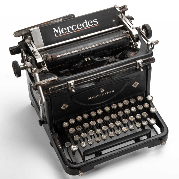 Машинка печатная Mercedes, металл, пластик, Mercedes-Bureau-Maschinen GmbH, Германия, 1930-1950 ...