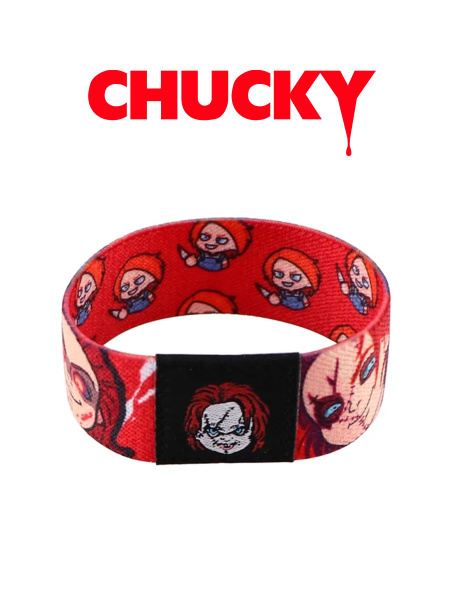 Браслет - напульсник двусторонний из фильма ужасов Кукла Чаки купить на ...