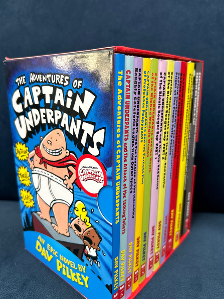 Captain Underpants Series 13 Books Collection Box Set. Dav Pilkey ...