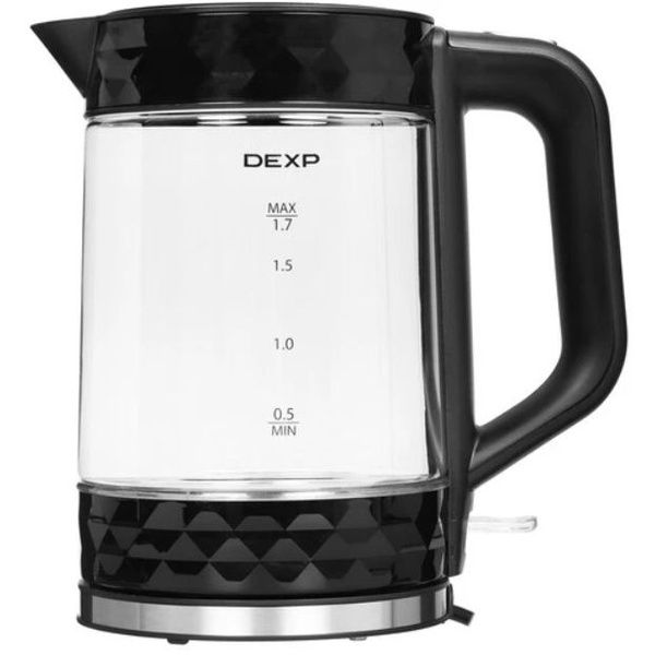 DEXP Электрический чайник Электрочайник DEXP EK-04GPB черный, черный купить на OZON по низкой ...