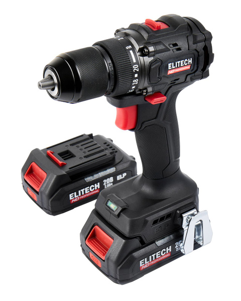 Дрель-шуруповерт акк. CD 20SL2 (60Нм, 2Акб 2Ач, з/у, кейс) ELITECH HD E2201.040.01 купить на ...