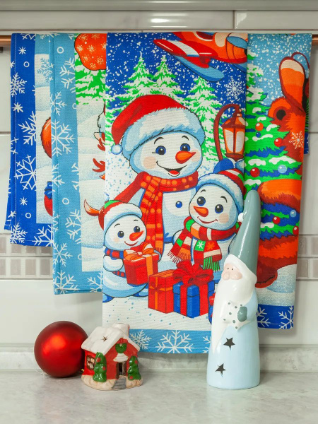 Вавилон С Набор кухонных полотенец, Рогожка фактура, 36x60, 4шт купить на OZON по низкой цене ...