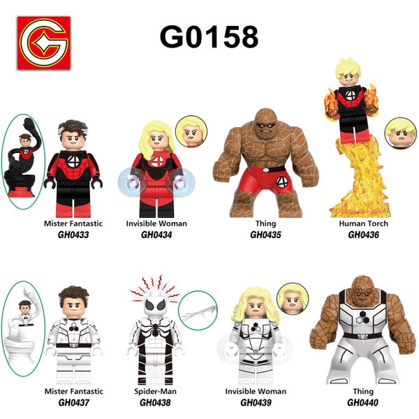 Набор минифигурки Marvel /Fantastic Four Фонд Будущего с легo ...