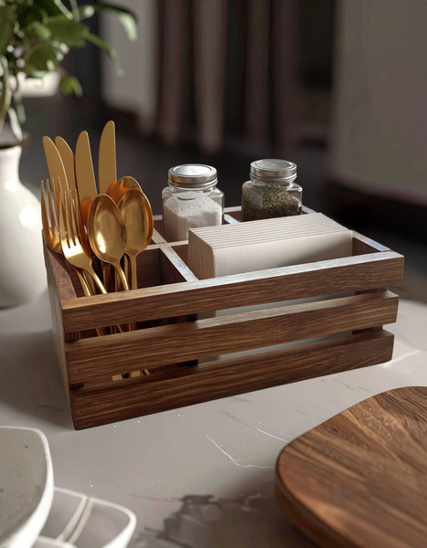 Подставка для столовых приборов , 21.7 см х 14.3 см х 7.7 см купить c ...