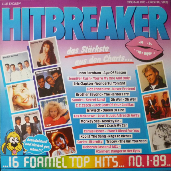 Виниловая пластинка V/A "Hitbreaker 1-89 - 16 Formel Top Hits" Sandra ...