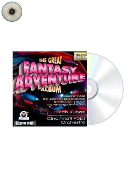 Музыка CD Erich Kunzel - The Great Fantasy - Adventure Album CD, Album ...