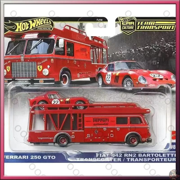 Машинка Team Transport FLF56 Ferrari 250 GTO & Fiat 642 RN2 Bartoletti ...