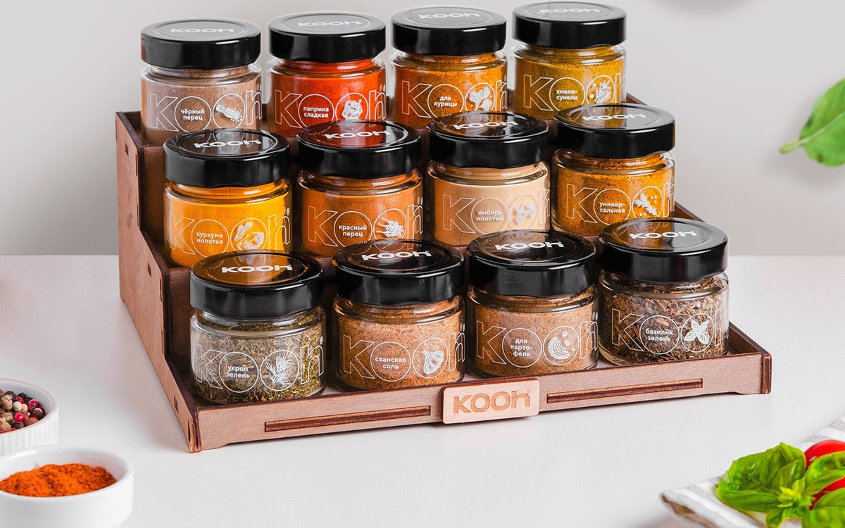 Подарочный набор женщине на Новый год Kooh, новогодние подарки 2026 коллегам и мужчинам, специи ...