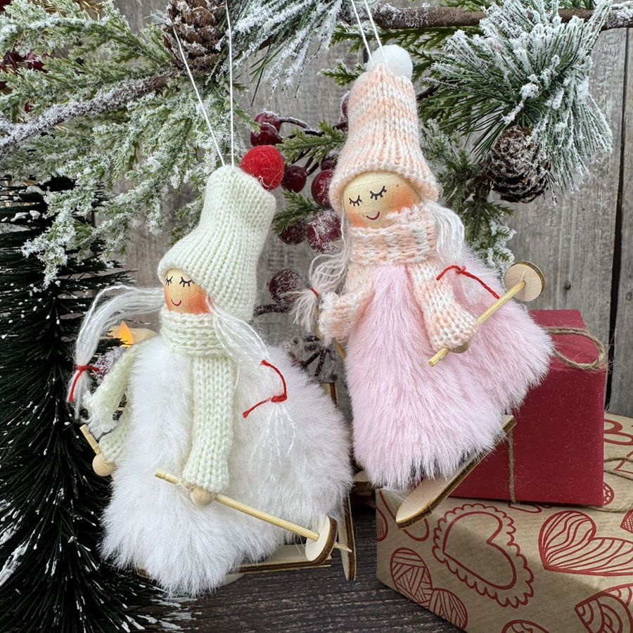 новогодние игрушки,гномы новогодние под елку 6шт SG-1 купить c ...