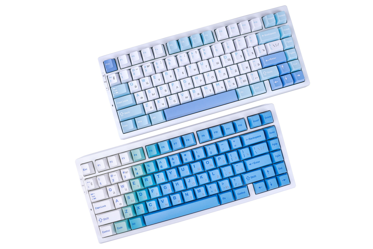 Игровая клавиатура беспроводная G75 Pro Matcha Latte Switch V2, Русская ...