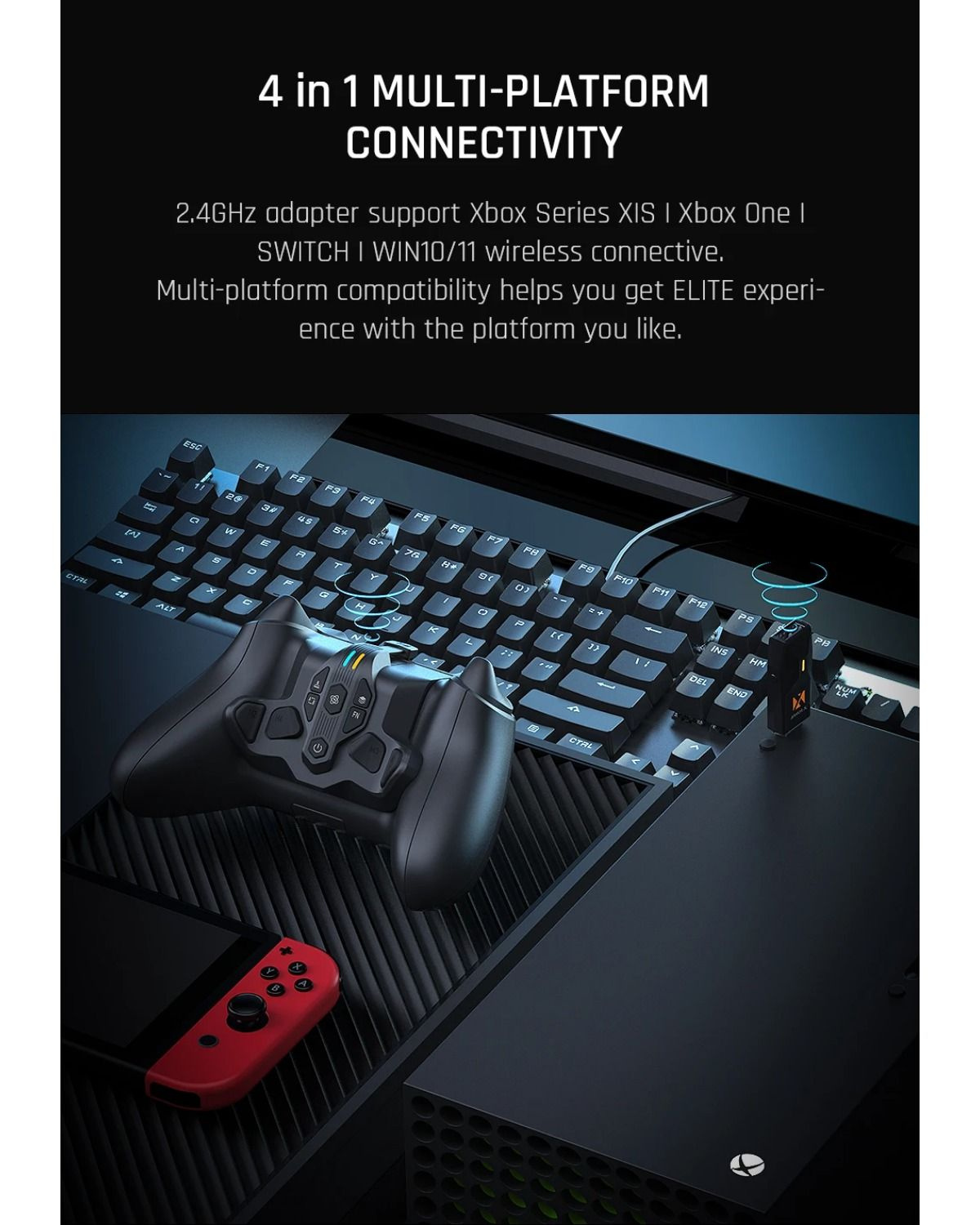 BIGBIG WON ARMOR X Pro Wireless Пульт переключения адаптера задней ...