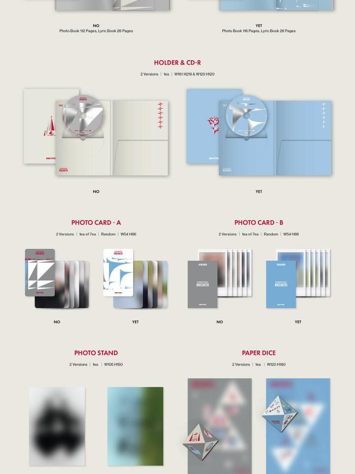 Альбом ENHYPEN - DIMENSION : ANSWER 1st Studio Repackage Album 2SET ...