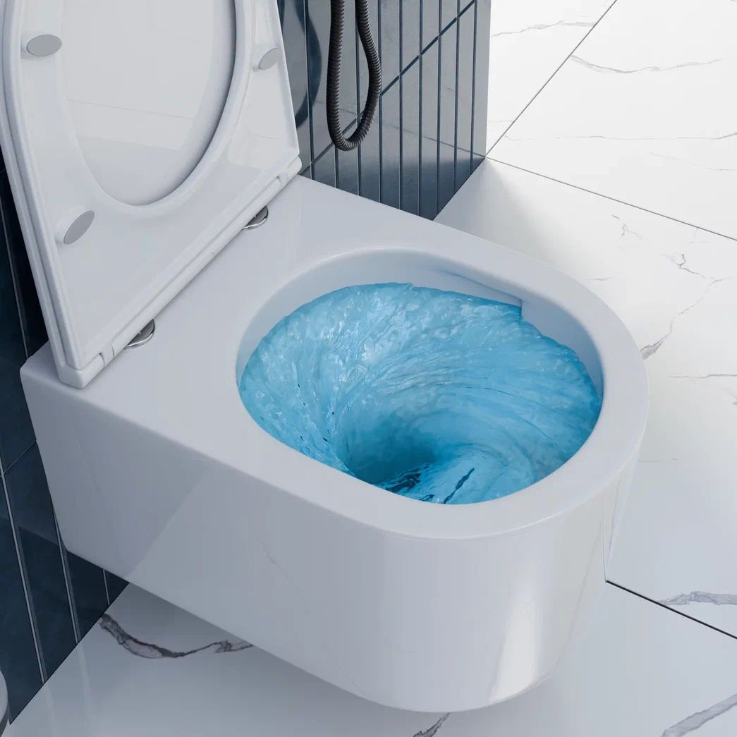 Инсталляция Grohe Rapid SL, кнопка хром глянец с подвесным унитазом ...